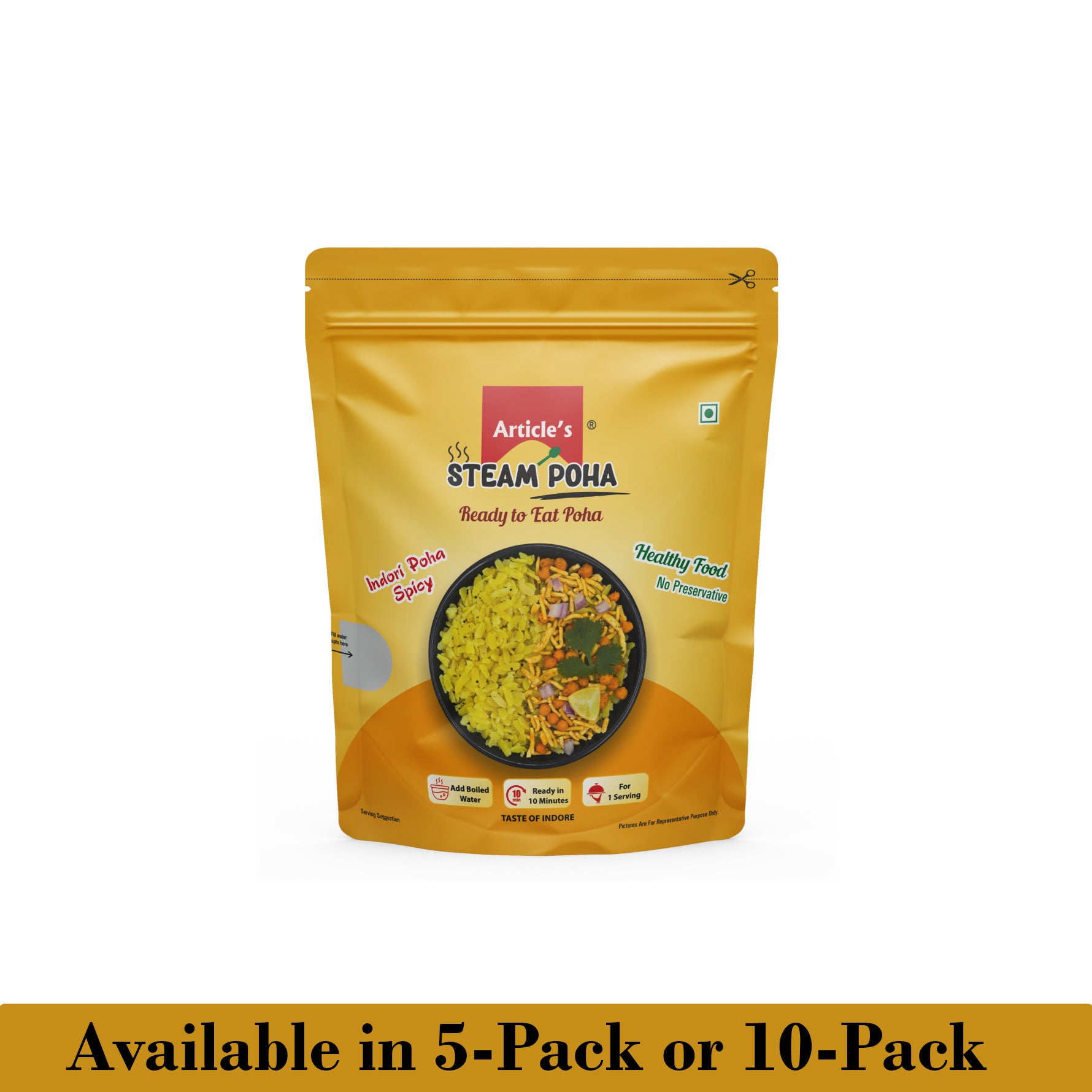 Poha spicy with sev – SinduraFoods